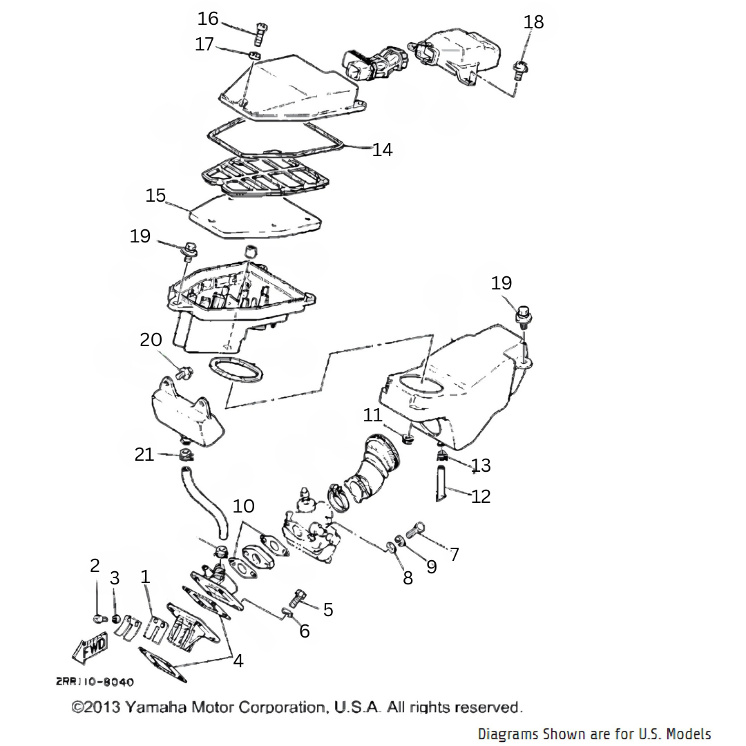 YSR 50 Air Filter OEM Components - SPECIAL ORDER — Team Calamari / ZumasRus